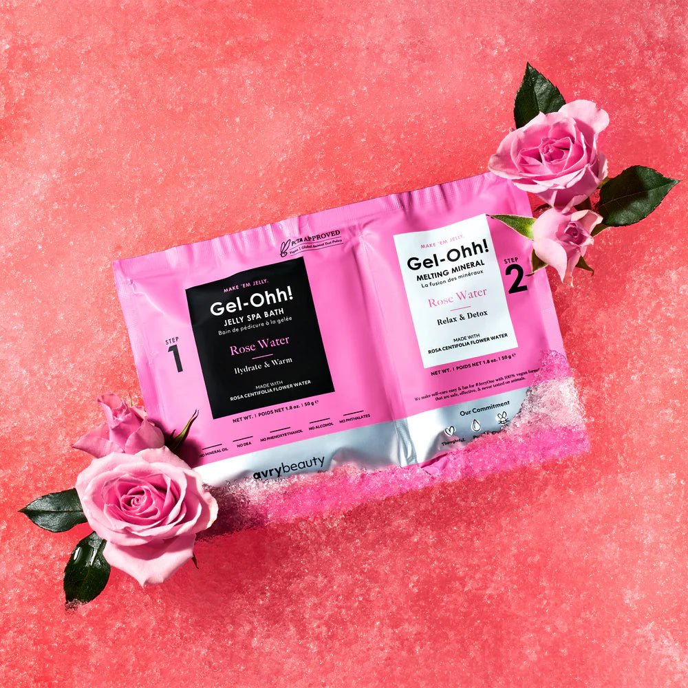 Gel-Ohhh! Jelly Spa Pedicure – Rose Water 2-Step Jelly Foot Soak | Hyd ...